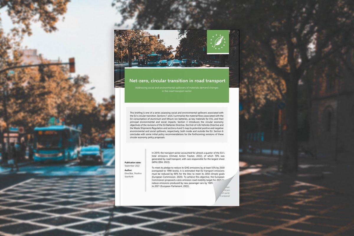 Net-zero, circular transition in road transport - IEEP UK