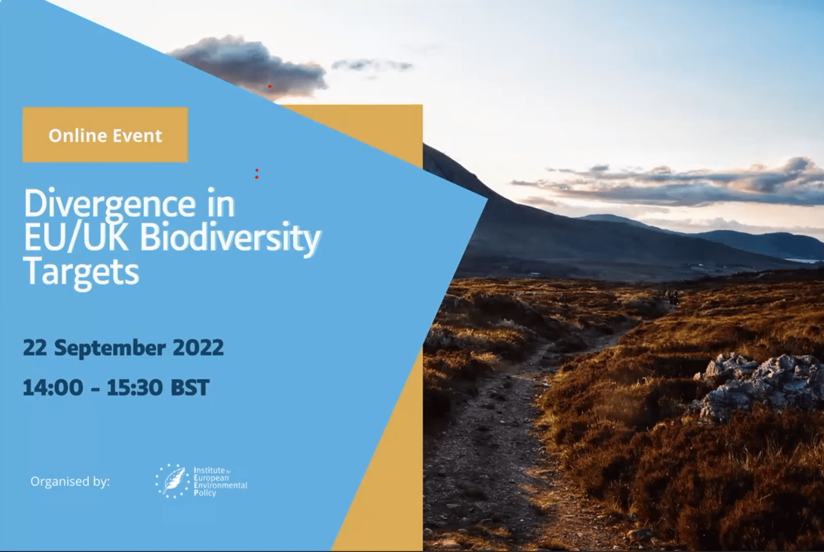 Event recap: Divergence in EU-UK biodiversity targets - IEEP UK