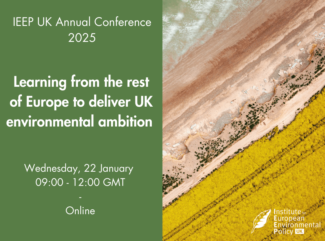 [Event] Minister Mary Creagh to speak at IEEP UK's Annual Conference ...