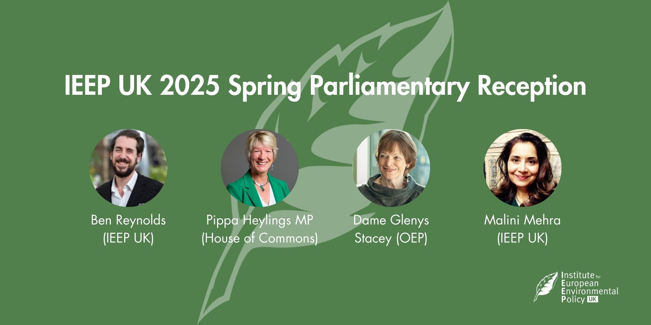 [Event Recap] IEEP UK 2025 Spring Parliamentary Reception - IEEP UK